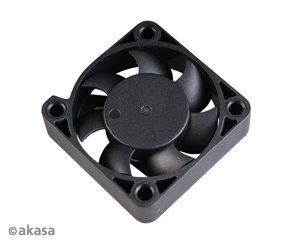 Black Fan 40mm - Retail | 40mm, 3-Pin, EBR Bearing, 5400RPM, 5.52CFM ...