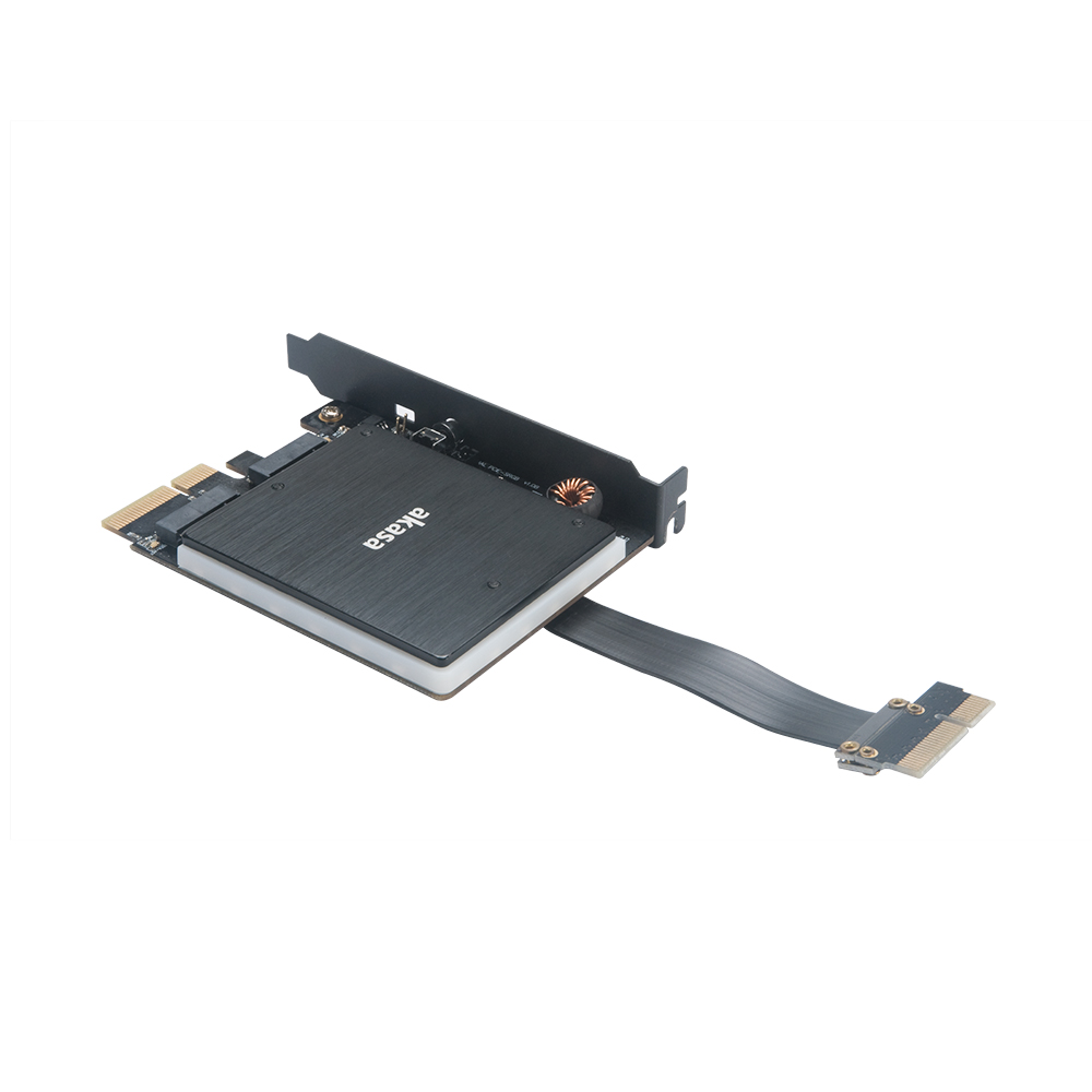 Dual M 2 PCIe SSD Adapter With RGB LED Light And Heatsink Akasa Dual M 2 PCIe SSD Adapter With RGB LED Light And Heatsink Akasa