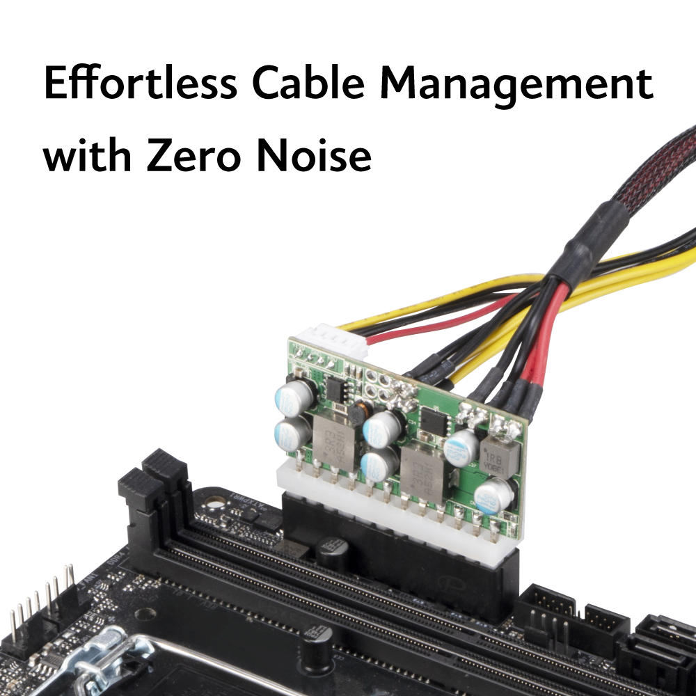 Fanless 150W ATX PSU Bundle | Includes 150W AC-to-DC adapter and 200W ...